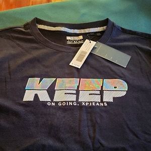 Shirts | Xios New York Graphic Tshirt Keep On Going Xpjeans Xl Men ...
